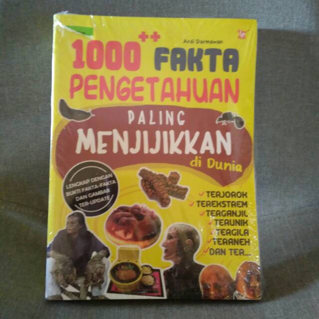 Jual Buku 1000 ++ Fakta Pengetahuan Paling Menjijikan di Dunia - Ardi ... Jual Buku 1000 ++ Fakta Pengetahuan Paling Menjijikan di Dunia - Ardi ...