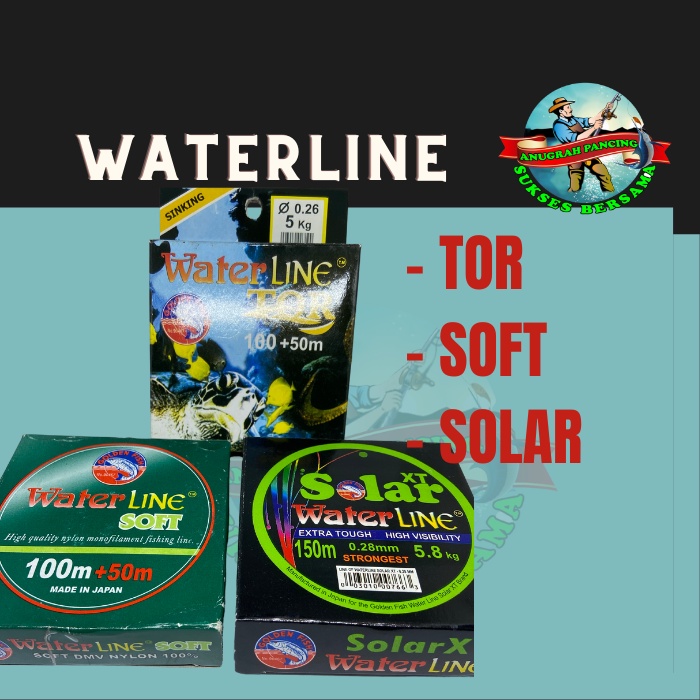 Jual Senar Waterline Solar, Tor, Soft - panjang 150 M | Shopee Indonesia