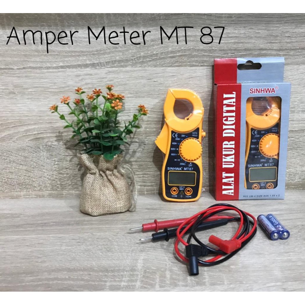 Jual TANG AMPERE SINHWA/ Digital Clamp Meter MT87 / Tang Ampere ...