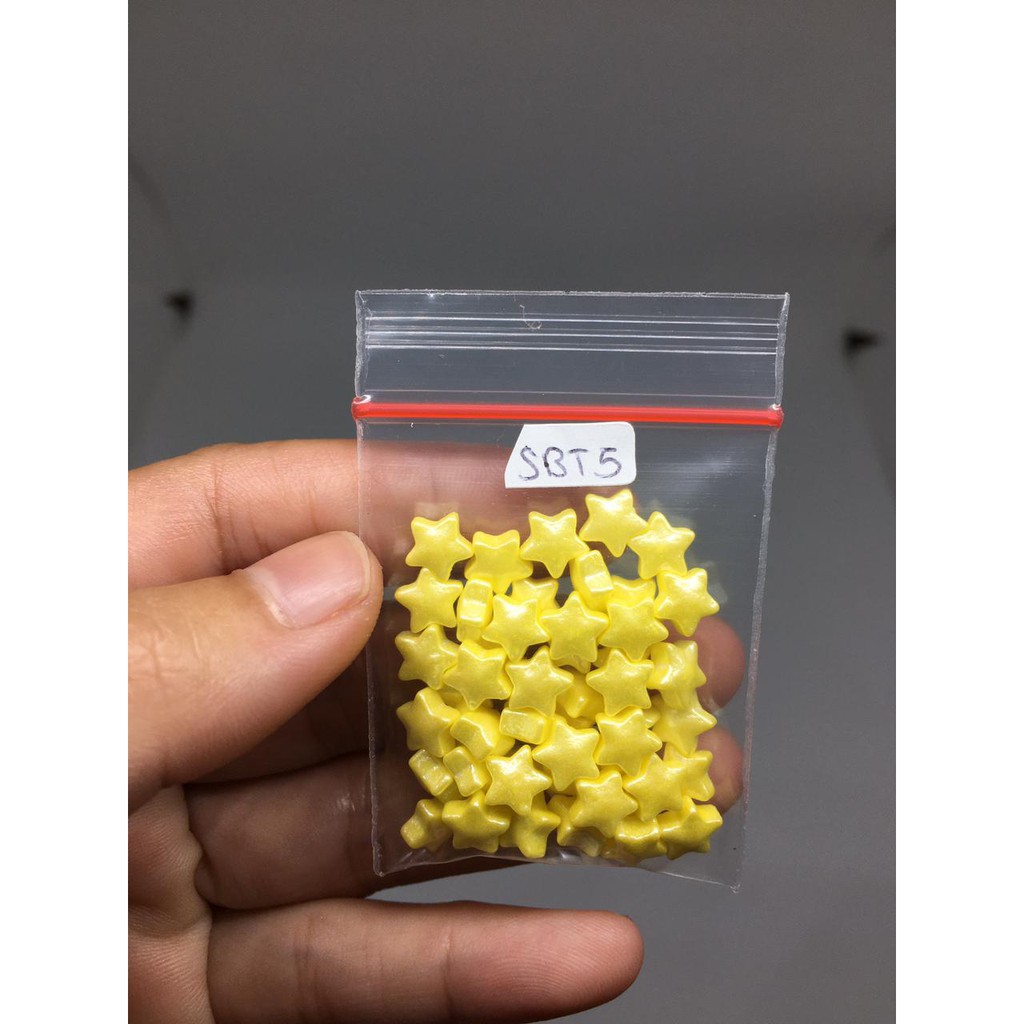 Jual sprinkle kue edible 5gr /star /hiasan kue/sprinkel kue/star series ...