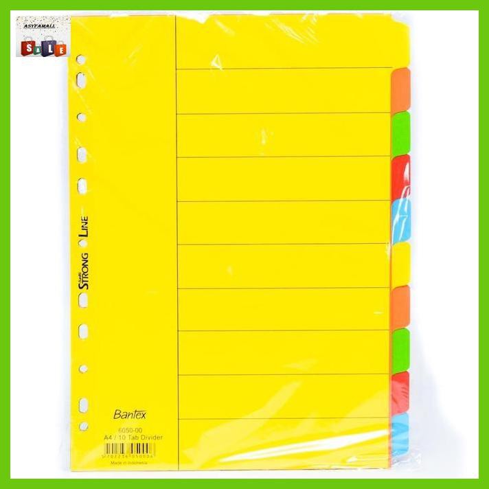 Jual DOCUMENTO- DIVIDER BANTEX A4 10 PAGES 6050 / BINDER A4 BANTEX ...