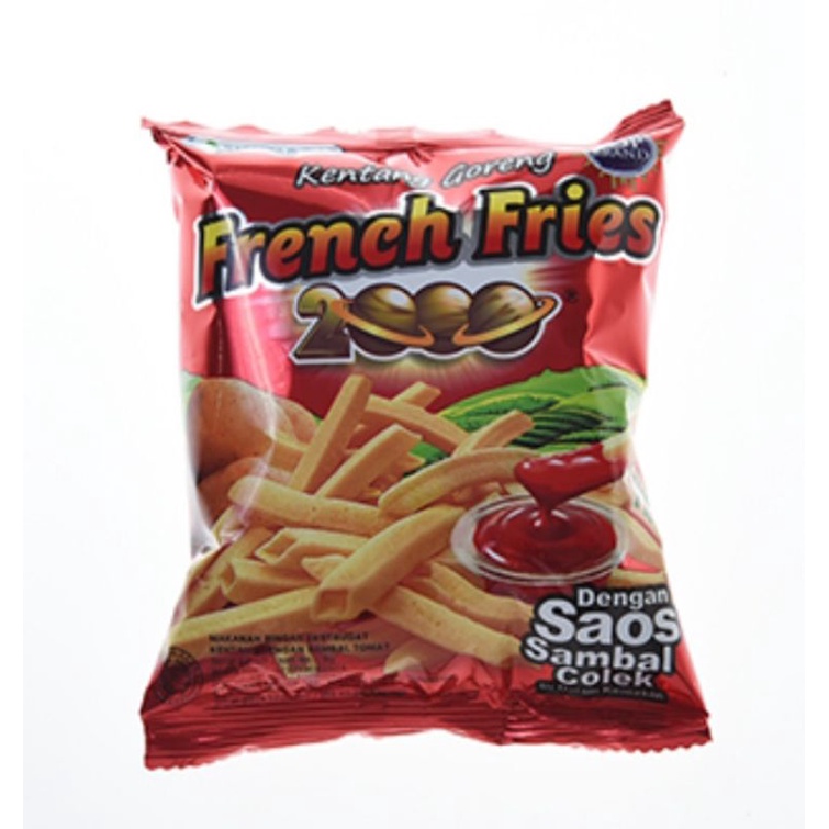 Jual Siantar Top French Fries 2000 Snack Makanan Ringan Kentang Goreng ...