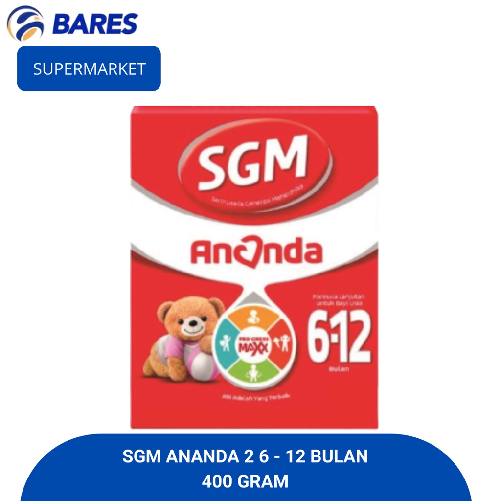 Jual SGM Ananda 2 Susu Formula Bayi Bubuk Usia 6-12 Bulan 400 Gram ...