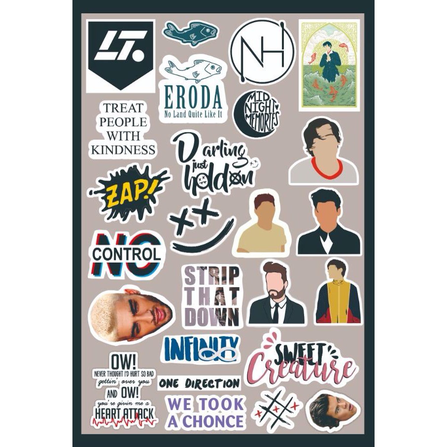 Jual STIKER VINYL A5 SERI 1D ONE DIRECTION NGAKUNYA HIATUS TAPI GA ...