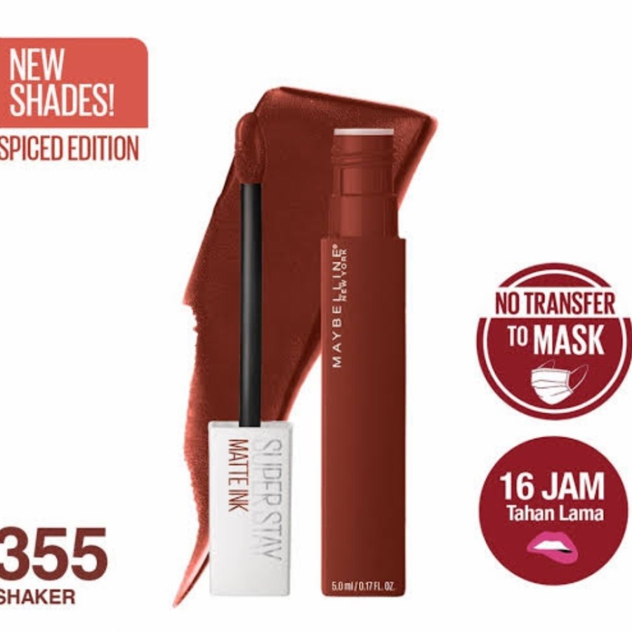 Jual Maybelline Superstay Matte Ink - 355 Shaker | Shopee Indonesia