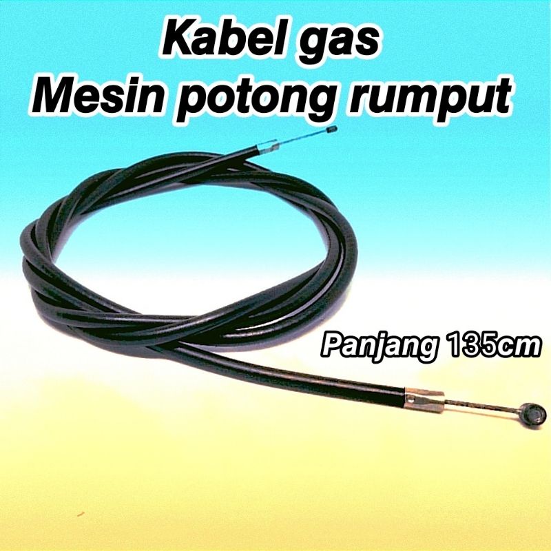 Jual Kabel gas mesin potong rumput gendong 2 tak / Tali seling gas ...