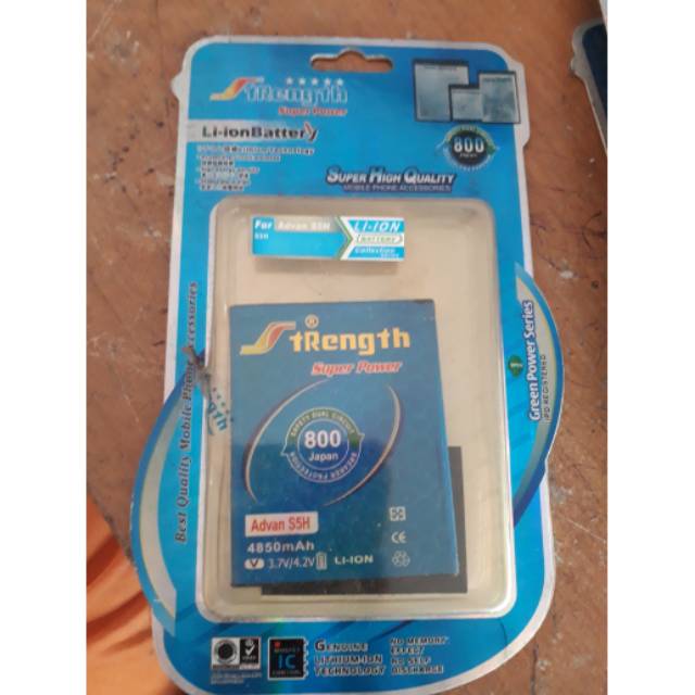 Jual Battery/ Baterai/ Batere/ Batre Strength For Advan S5H Double ...