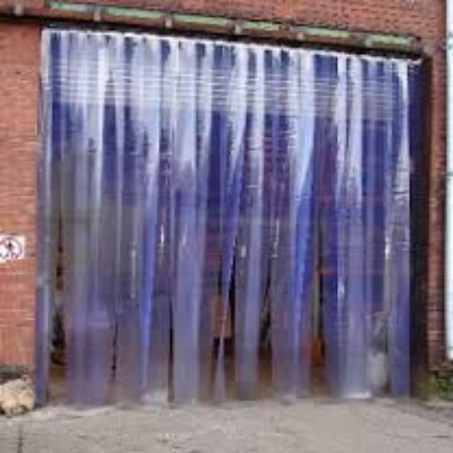 Jual Tirai plastik pvc curtain blue clear 2mmx20cm | Shopee Indonesia