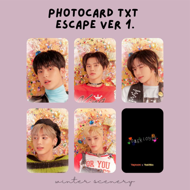 Jual Photocard TXT - Escape Ver 1 | Shopee Indonesia