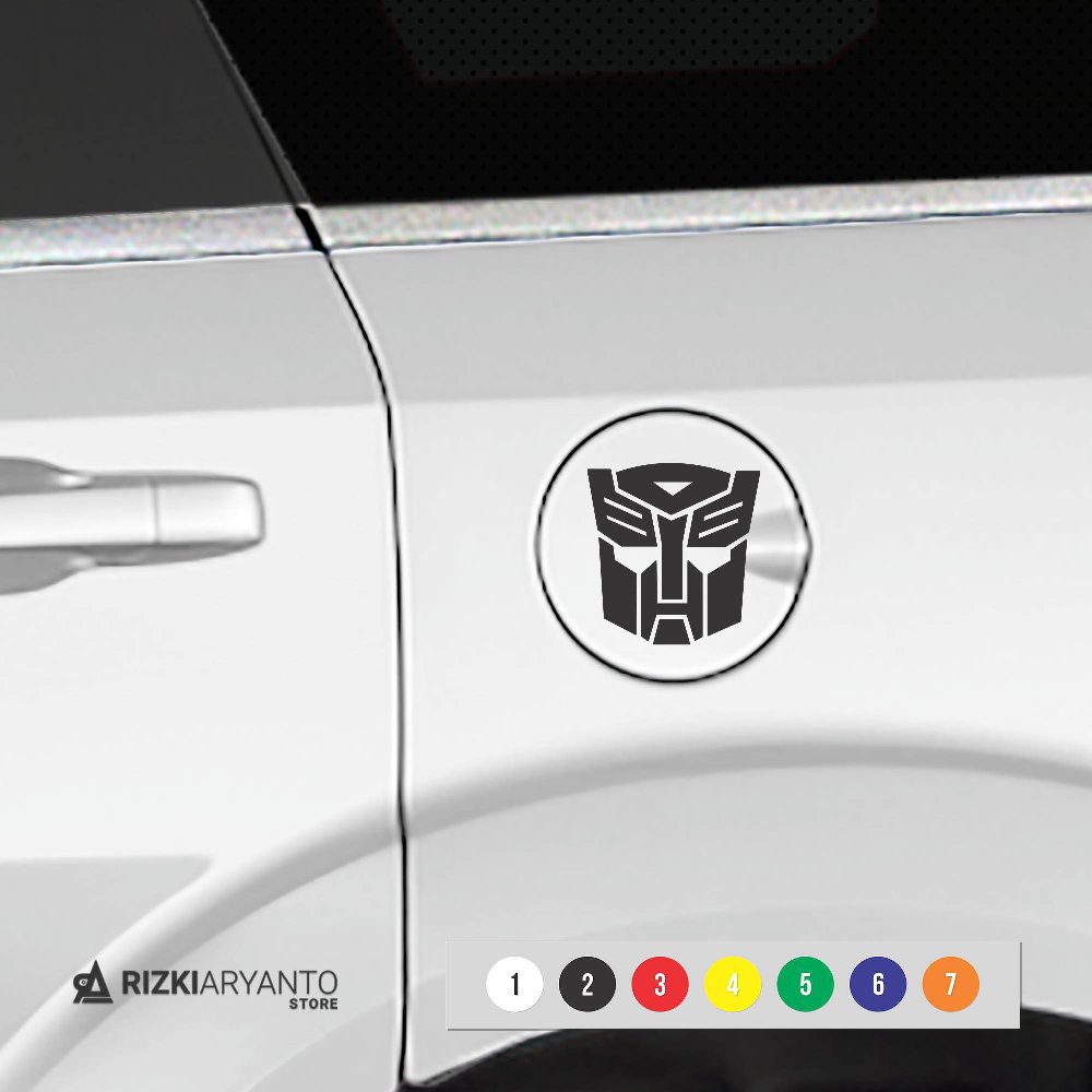 Jual Stiker Tutup Tangki Mobil Transformers Autobot Sticker | Shopee ...