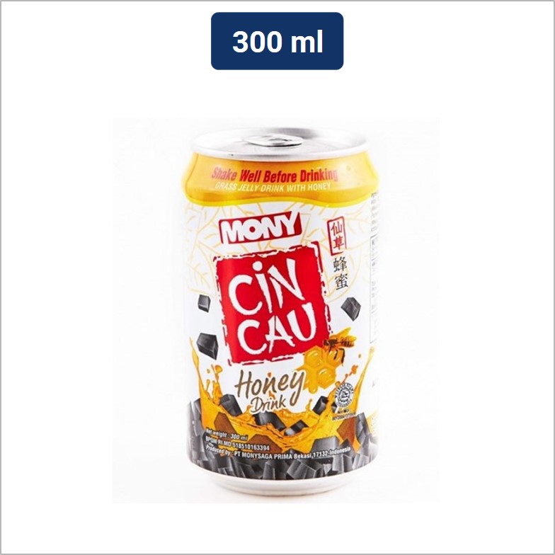 Jual Mony Minuman Cincau Rasa Madu Kaleng 300 mL | Shopee Indonesia