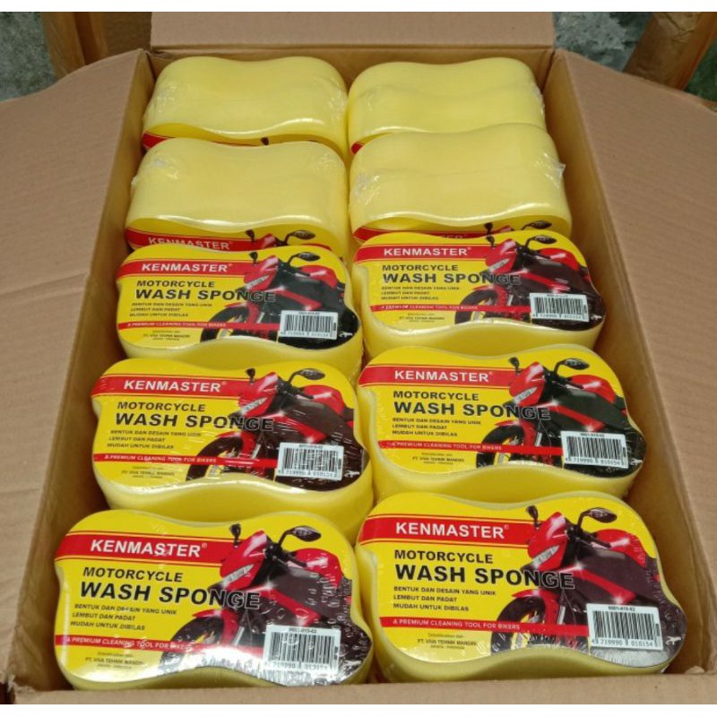 Jual busa cuci motor dan mobil kenmaster - sponce kenmaster 1 set 2 pcs ...
