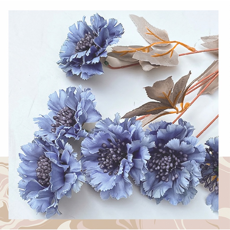 Jual Bunga Cornflower Artificial Flower Long Stem | Shopee Indonesia