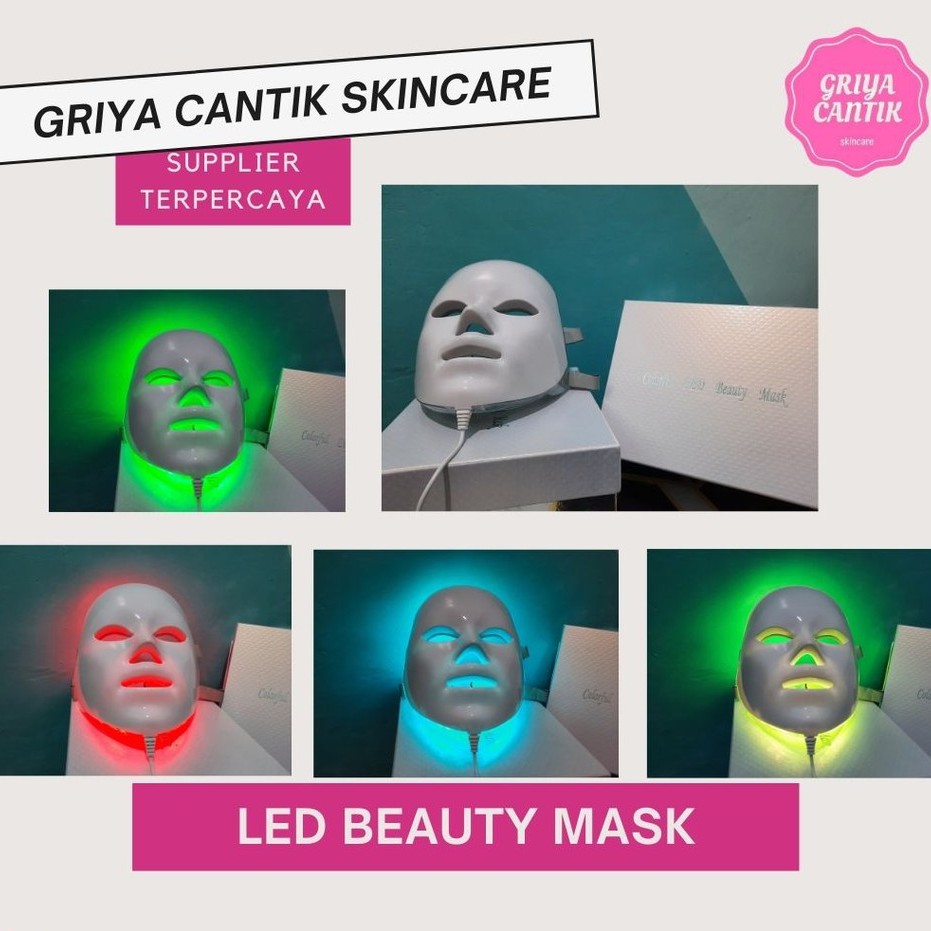 Jual PDT Mask 7 colour Masker LED PDT LIGHT 7IN1 LED MASK / MASKER LED ...