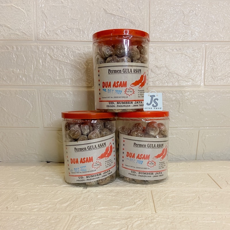 Jual PERMEN ASAM GULA (1 Box / 125 pcs) | Shopee Indonesia