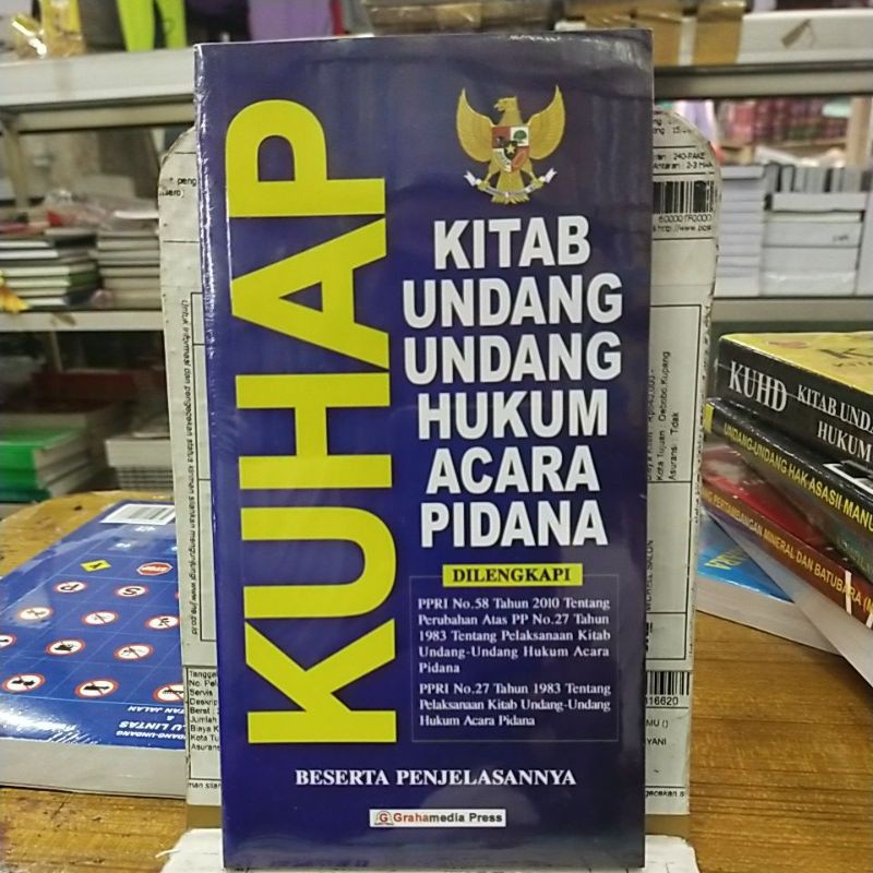 Jual KUHAP (KITAB UNDANG UNDANG HUKUM ACARA PIDANA) | Shopee Indonesia