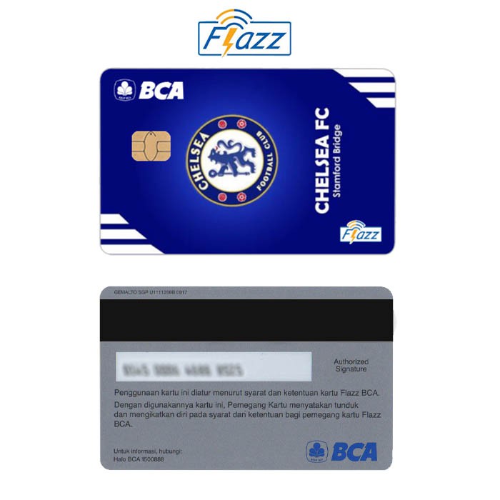 Jual Chelsea FC Kartu E-Money Flazz BCA Gen 2 NFC Custom Card | Shopee ...
