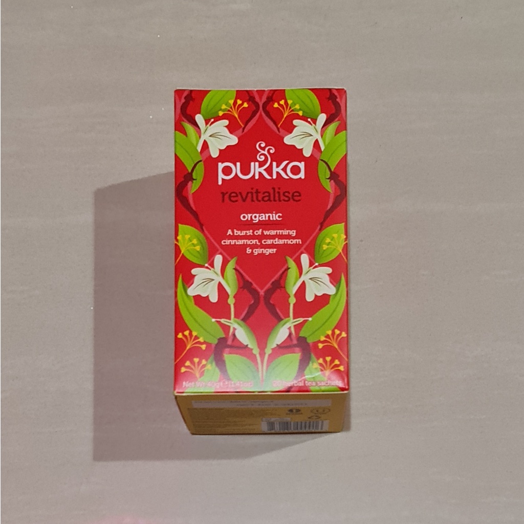 Jual Pukka Tea Revitalise a Burst of Warming Cinnamon & Ginger 20 x 20 ...