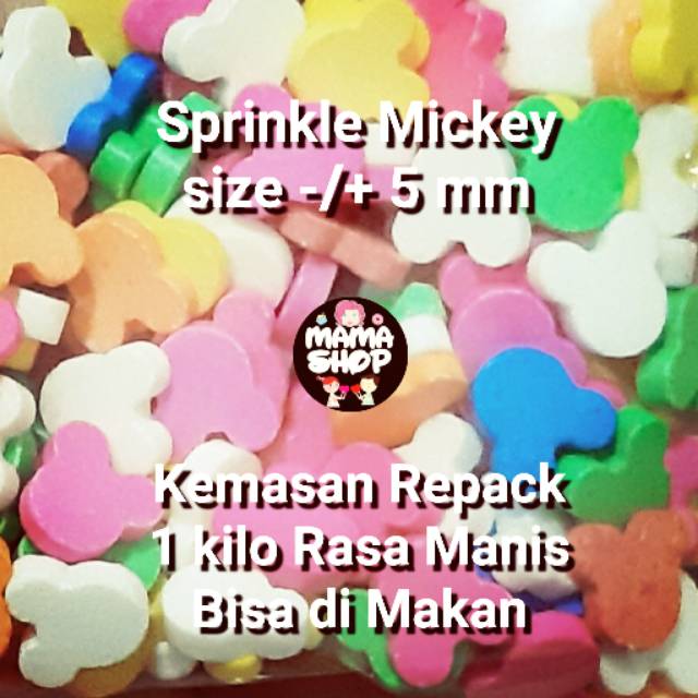 Jual Sprinkle Mickey Head Round Bulat Cip Mata Boneka Eye Ball Hiasan ...