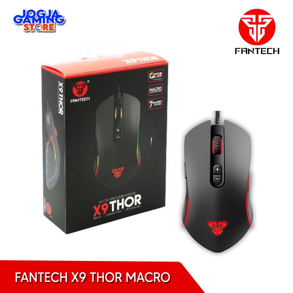 Jual Fantech Gaming Mouse X9 Thor / Mouse Fantech X9 Thor - Macro ...