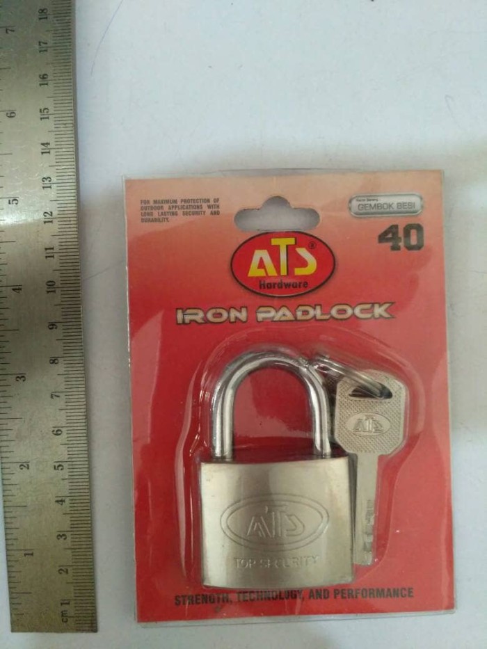 Jual GEMBOK KOMPUTER ATS 40MM | Shopee Indonesia