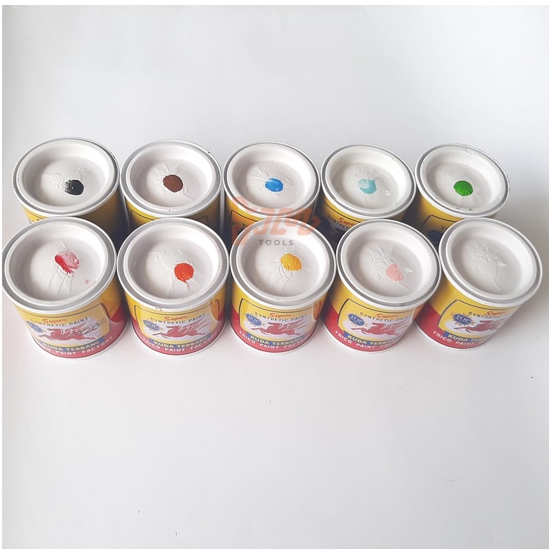 Jual Cat Kuda Terbang 100ml / 0,1 liter 10 WARNA | Shopee Indonesia