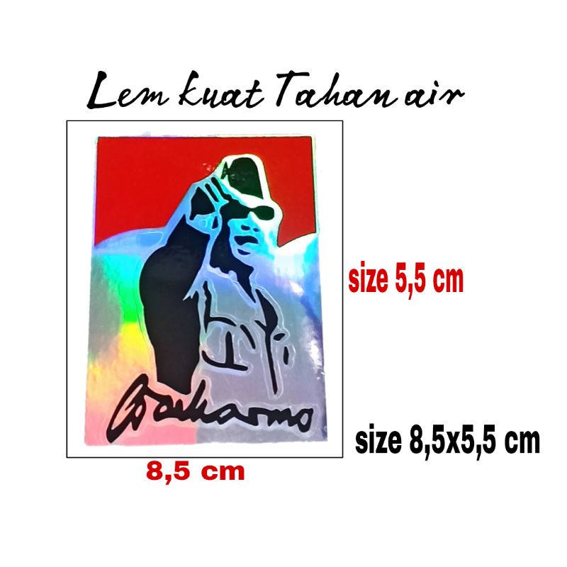 Jual Sticker/Setiker/Stiker Soekarno sesuai Foto | Shopee Indonesia