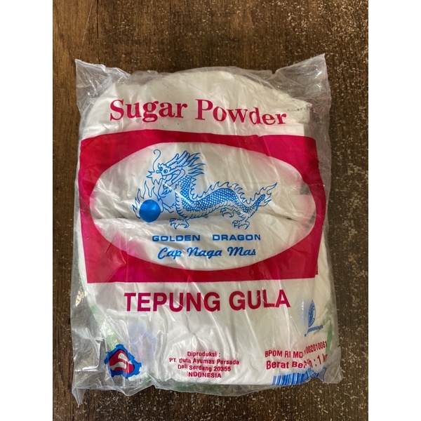 Jual Tepung gula halus cap naga mas (1kg) | Shopee Indonesia