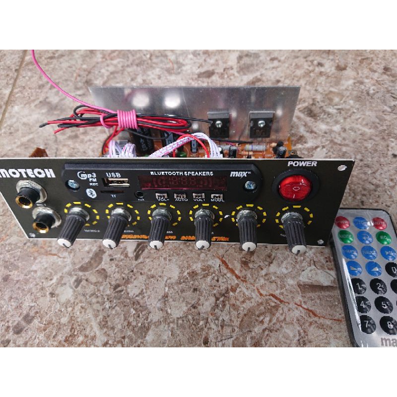 Jual kit modul speaker aktif mono plus echo dan subwoofer | Shopee ...