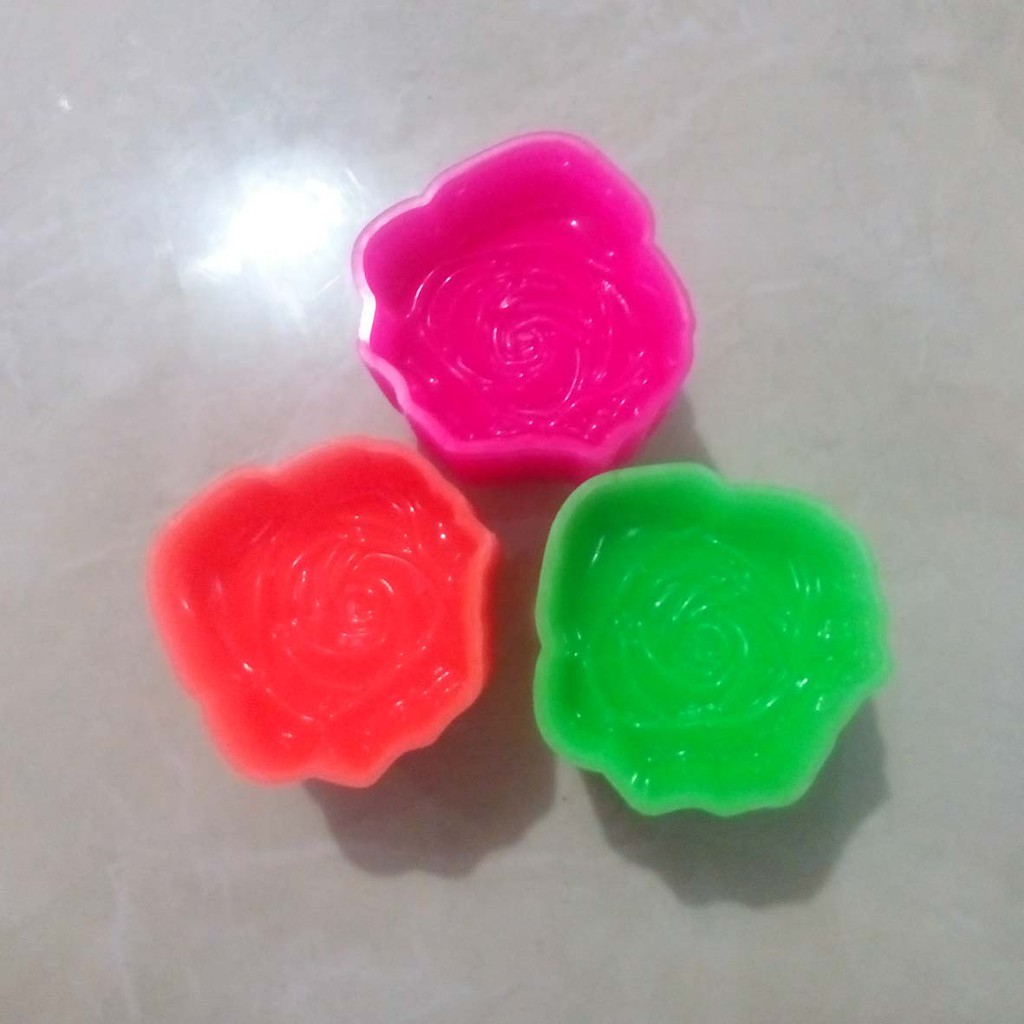 Jual Cetakan Jelly, Es, Puding, Coklat Motif Bunga Mawar Kecil KH ...