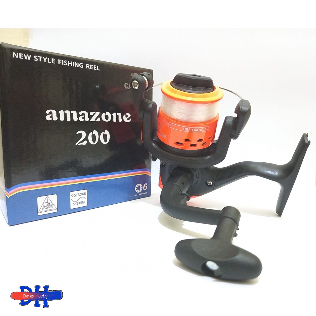 Jual REEL CATFISH AMAZONE 200 (REEL MINI) | Shopee Indonesia