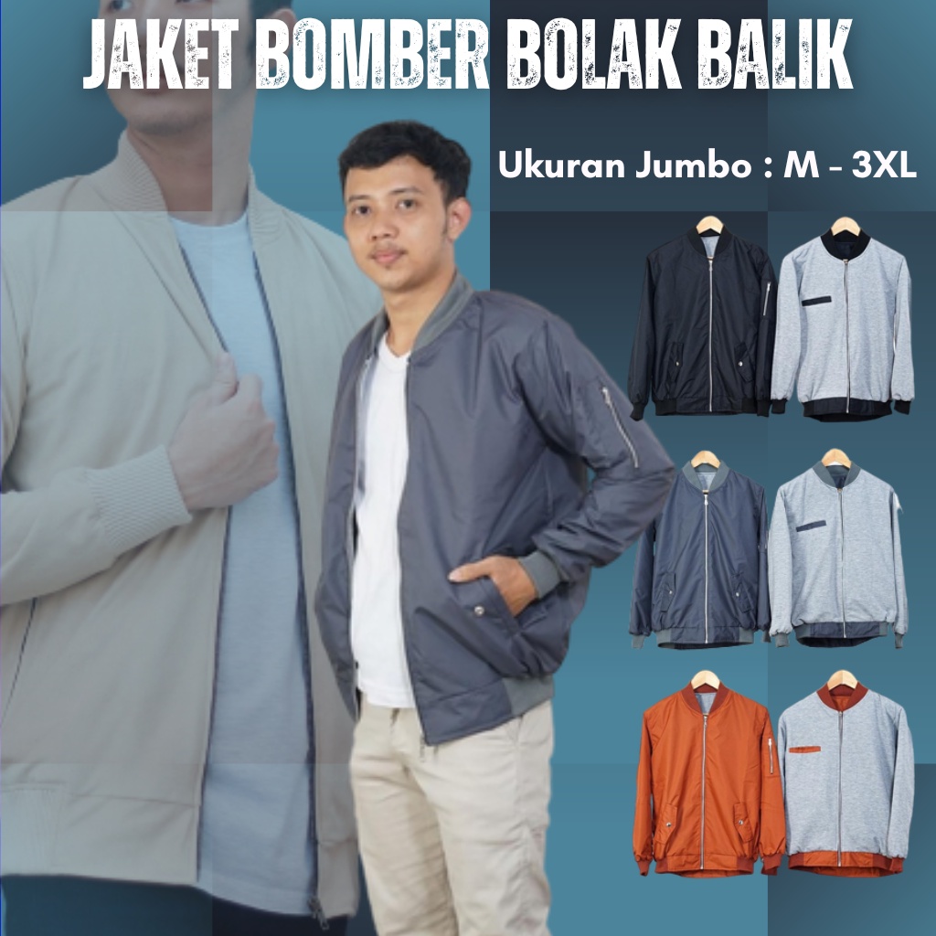 Jual Maverly Jaket Bomber Pria Bomber Jacket Jaket Bomber Jumbo ...