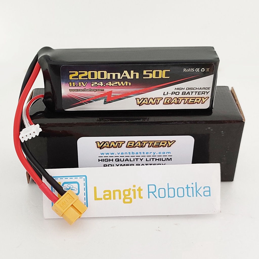 Jual Battery Baterai LIPO VANT 3S 2200mah 25 - 50C GRADE A LIPO 3S XT60 | Shopee Indonesia