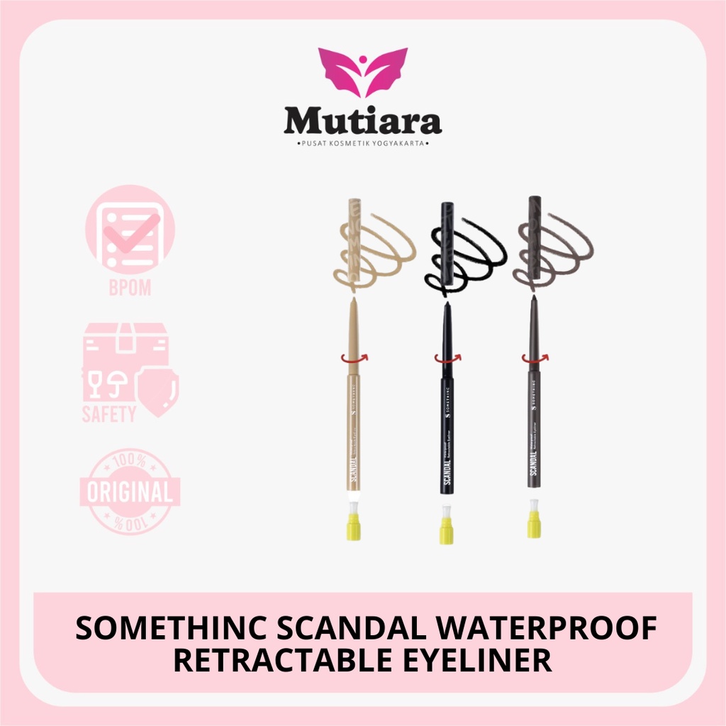 Jual SOMETHINC SCANDAL WATERPROOF RETRACTABLE EYELINER | Shopee Indonesia