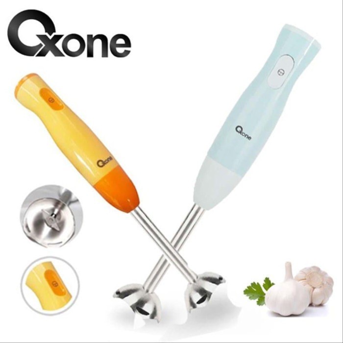 Jual Hand Blender Oxone OX 204 Biru/Orange 200 Watt | Shopee Indonesia