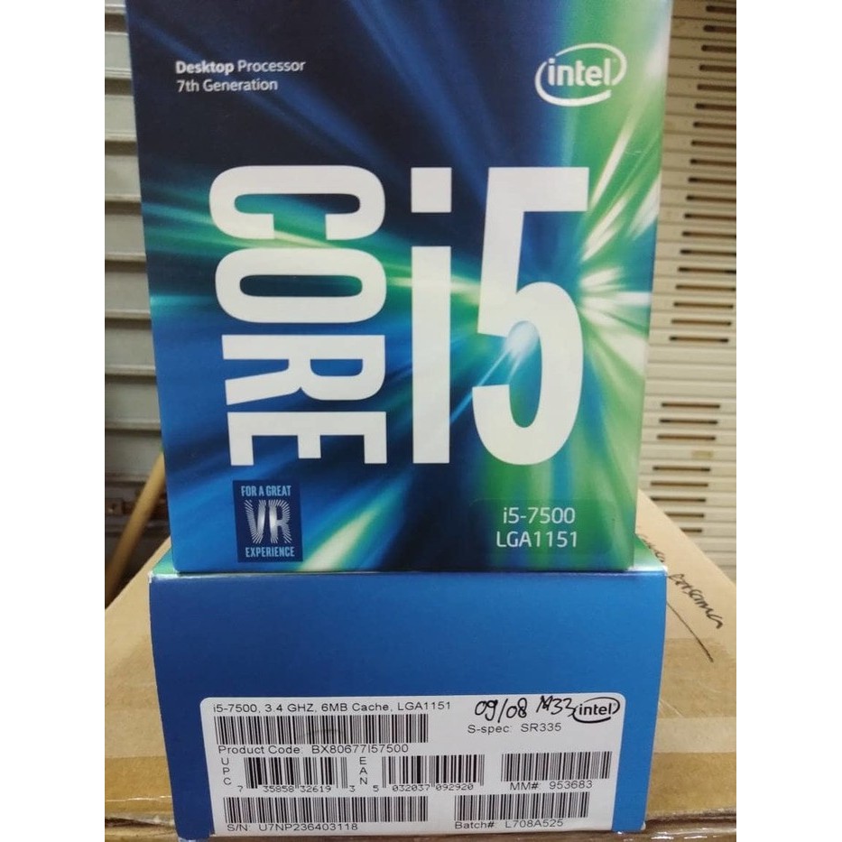 Jual HANYA MENJUAL ORI !! Processor Intel Core i5-7500 Box Socket LGA ...