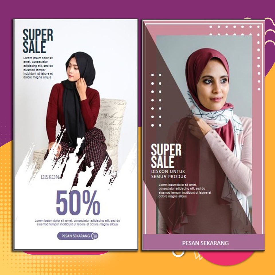 Jual Template IG Feeds, Story, dan Banner IG Aset Terbaru New Kekinian ...
