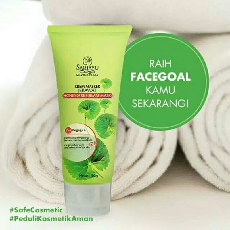 Jual Sariayu Krem Masker Jerawat 100 Gram / ekstrak pegagan / cream ...