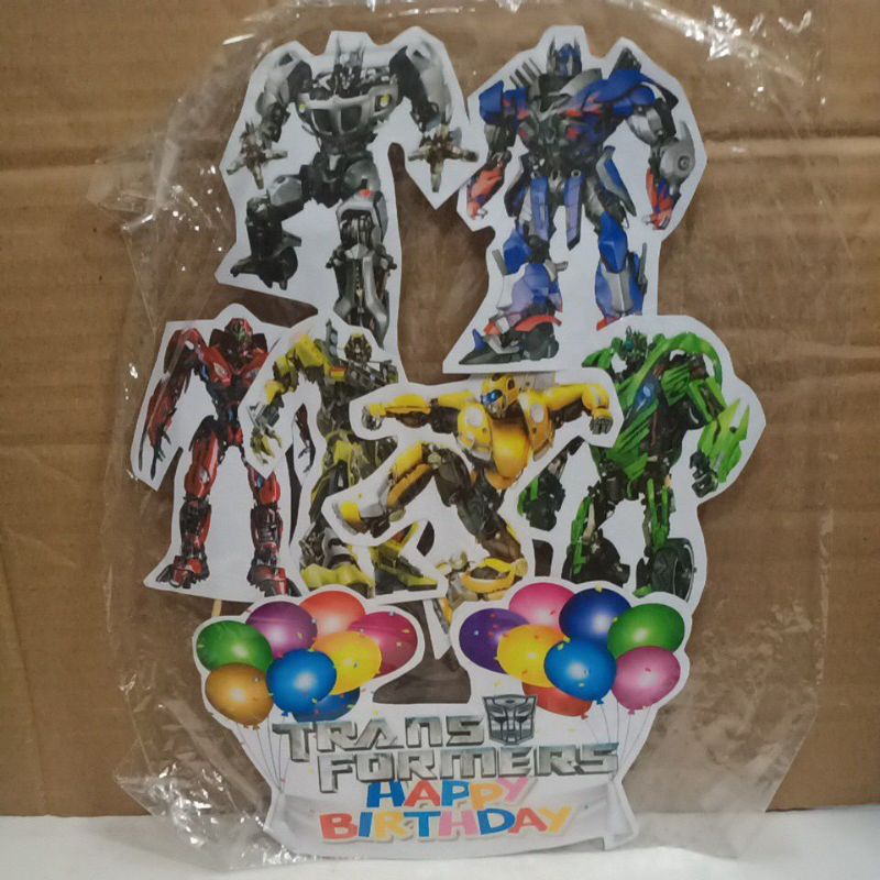 Jual Cake Topper Hiasan Kue Transformers | Shopee Indonesia