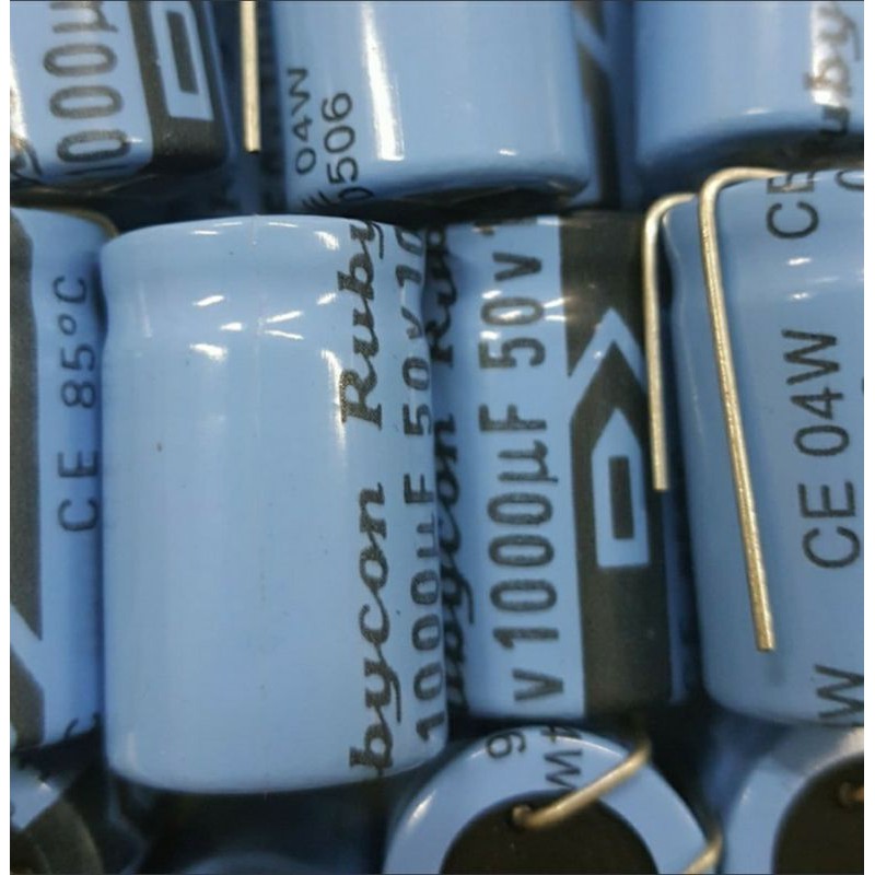 Jual Elko 1000UF 50V Rubycon Asli | Shopee Indonesia
