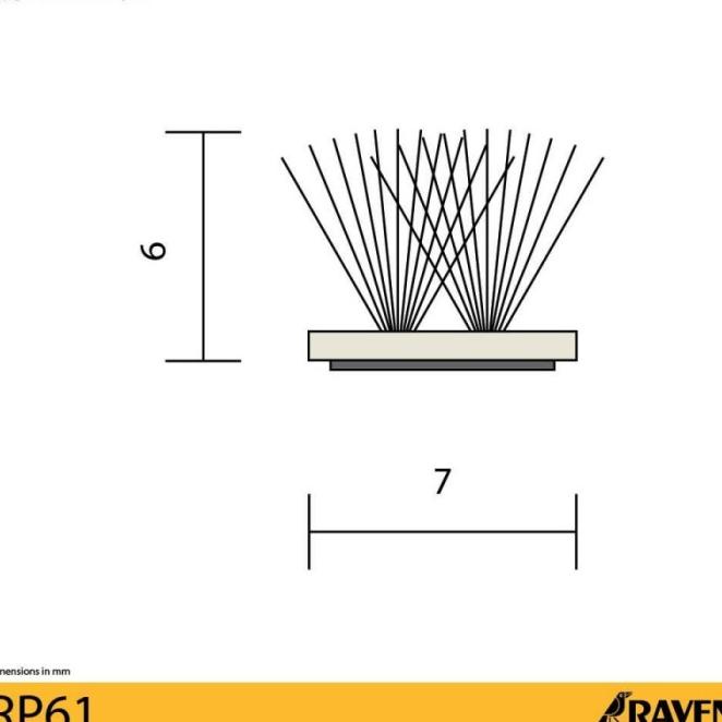 Jual Raven Door & Window Brush Seal Rp61 Grey / Moher, Mohair Sliding ...