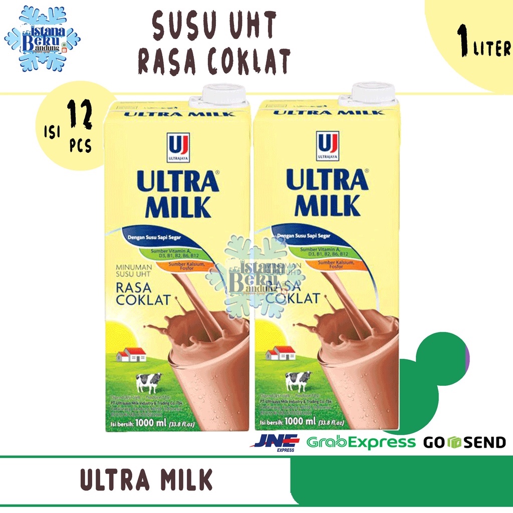 Jual Ultra Milk Rasa Cokelat 1000ml (1 Dus = 12 Pcs) | Shopee Indonesia