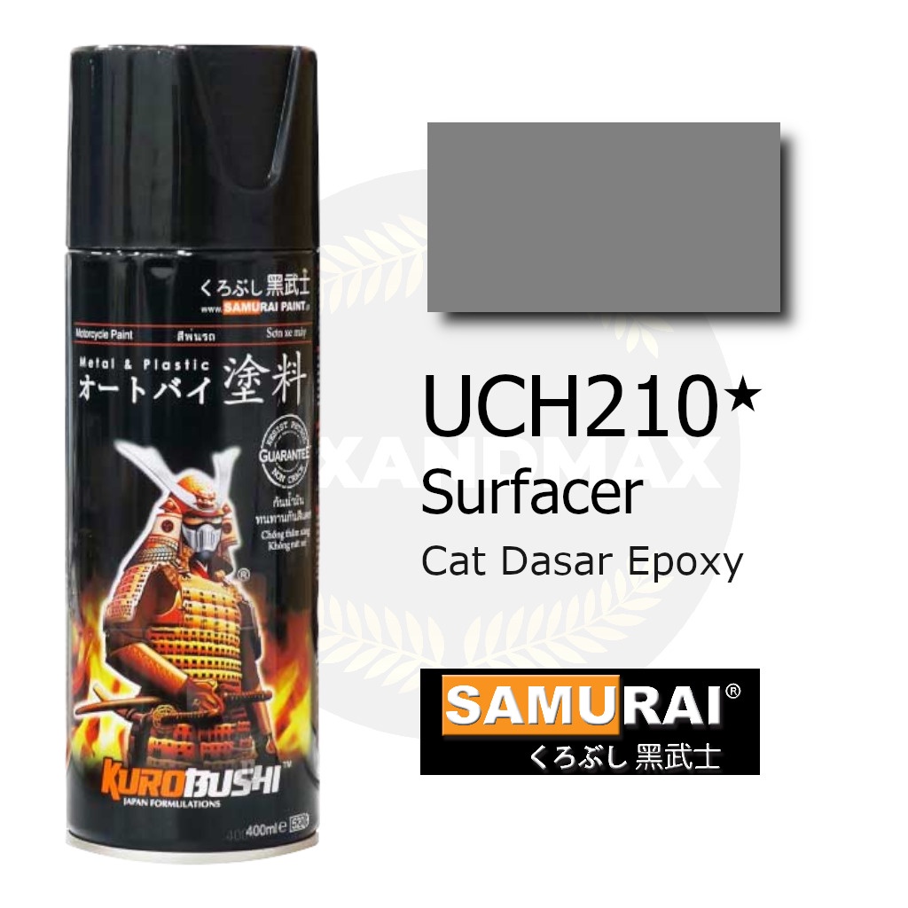 Jual Samurai Paint Epoxy UCH210 Surfacer 400 ml - Cat Semprot | Shopee ...