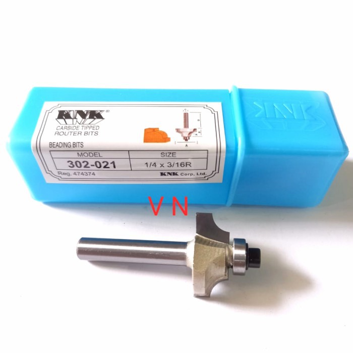 Jual Mata router/profil beading bits 5 mm 302-021 KNK | Shopee Indonesia