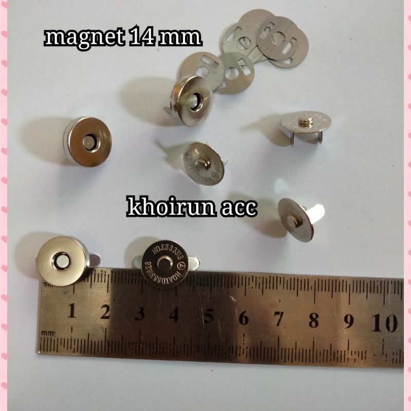 Jual Kancing magnet 14 mm NK(12 pcs) | Shopee Indonesia