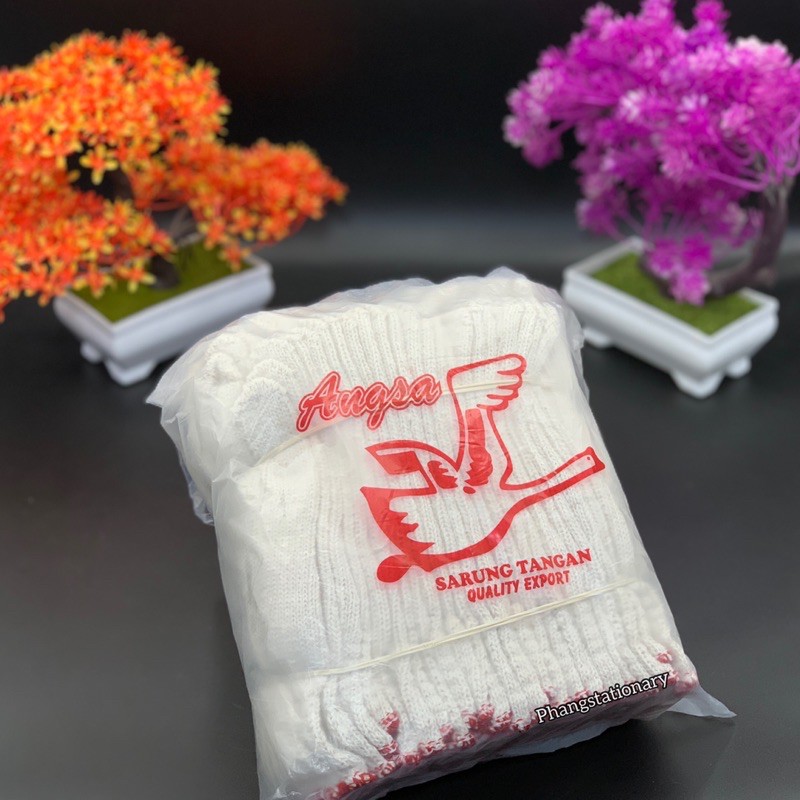 Jual Sarung tangan ANGSA 650 list merah | Shopee Indonesia