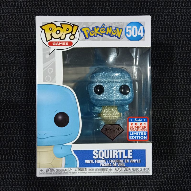 Jual Funko Pop! Pokemon : SQUIRTLE (DIAMOND) #504 (2021 Summer ...