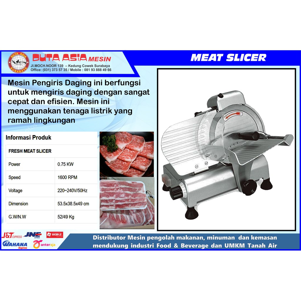 Jual MESIN PENGIRIS DAGING / MEAT SLICER 12" | Shopee Indonesia