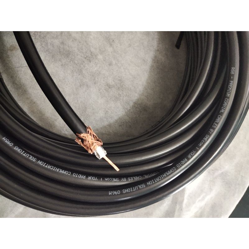 Jual Kabel RG8 50ohm coaxial merk SMEcom | Shopee Indonesia