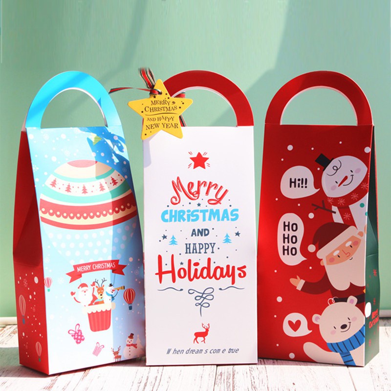 Jual BXLO paperbag box kotak natal christmas bingkisan tempat hadiah ...